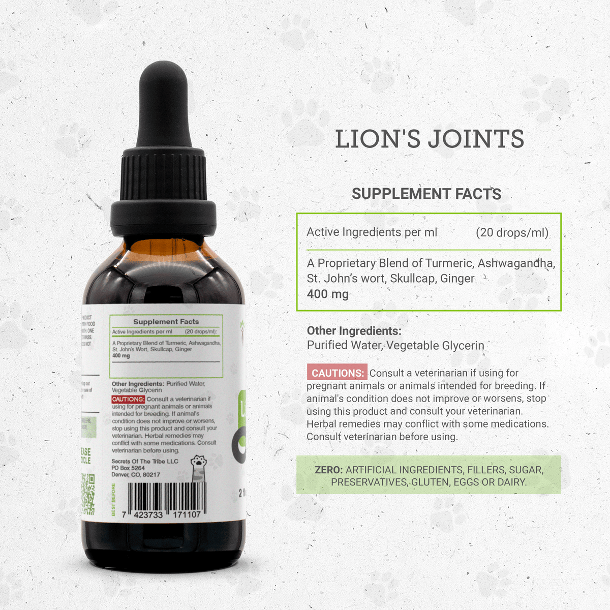 Lion's Joints | 2oz | Healthy Joint Support in Cats – Mother's Natchez